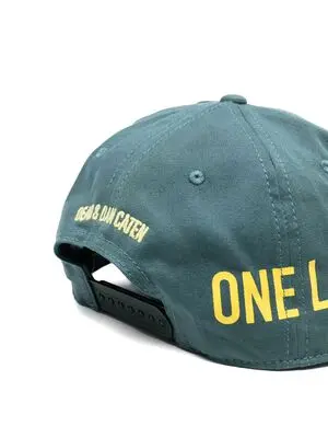 Dsquared2 Logo Print Cotton Cap - Green