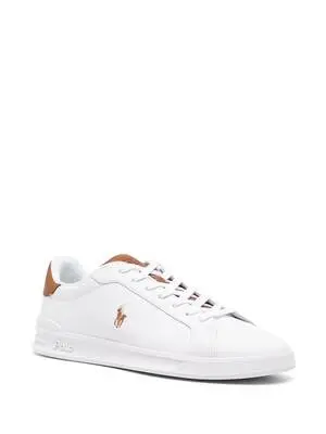Polo Ralph Lauren Logo-embroidered Low-top Sneakers - White