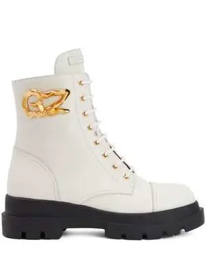 Women's White Designer Boots