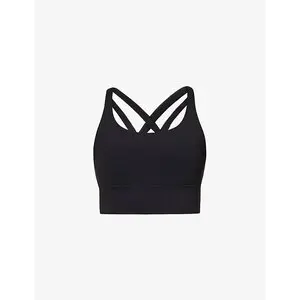 Lululemon Energy Cross-over Back Stretch-jersey Bra