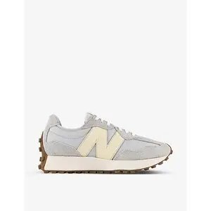 NEW BALANCE 327 Low-top Suede And Mesh Trainers Grey Summer Fog