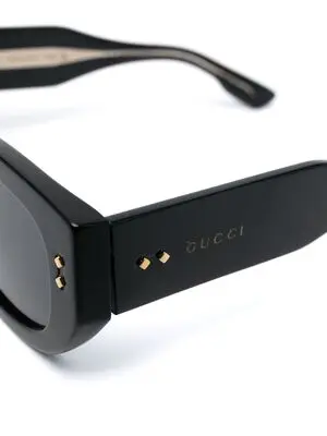 Gucci Rectangle-frame Sunglasses
