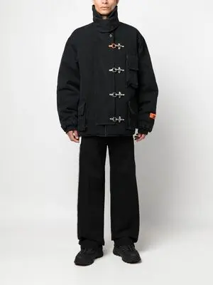 Heron Preston Toggle-fastening Canvas Jacket