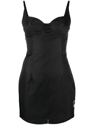 Heron Preston Satin Corset Mini Dress