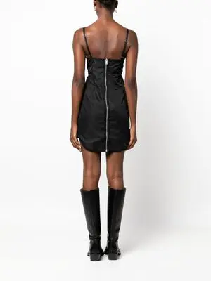 Heron Preston Satin Corset Mini Dress