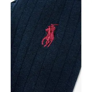 Polo Ralph Lauren Logo-embroidered Socks - Navy