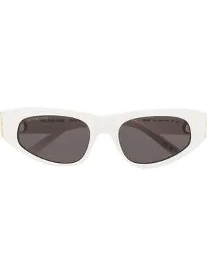 Balenciaga Dynasty D-frame Sunglasses - White