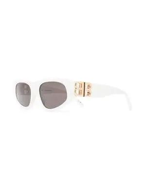 Balenciaga Dynasty D-frame Sunglasses - White