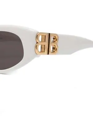 Balenciaga Dynasty D-frame Sunglasses - White