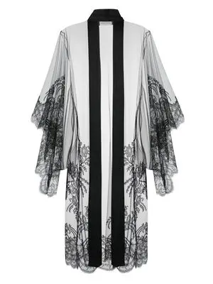 Carine Gilson Tulle Illusion Robe
