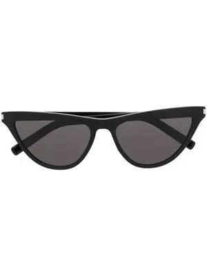 Saint Laurent Cat-eye Frame Sunglasses - Black