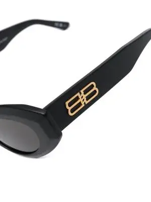 Balenciaga Oval Frame Sunglasses