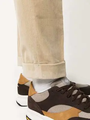 PT TORINO Slim-cut Corduroy Trousers - Neutrals