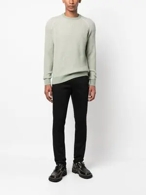 DONDUP Slim-cut Tailored Trousers - Black
