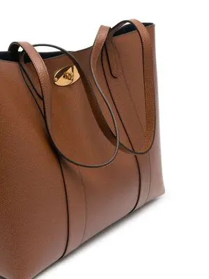 Mulberry Bayswater Grained Leather Tote Bag - Brown