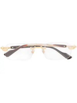 Gucci Rimless Optical Glasses - Brown