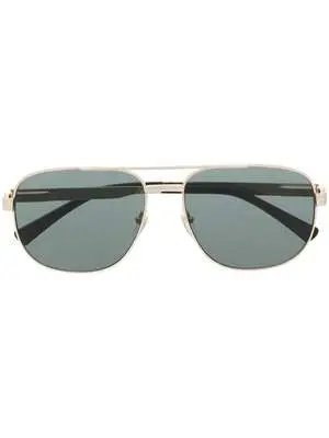 Gucci Pilot Frame Sunglasses - Gold