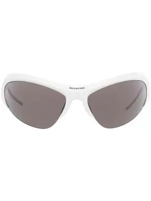 Balenciaga Wire Cat-eye Sunglasses - White