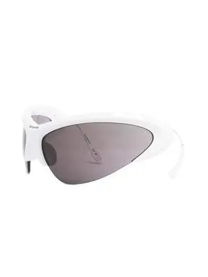 Balenciaga Wire Cat-eye Sunglasses - White