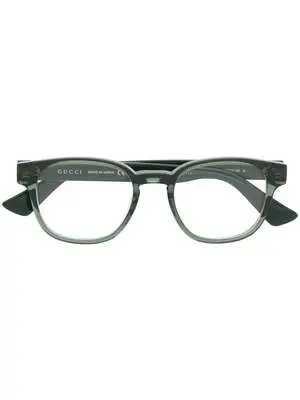 Gucci Round-frame Optical Glasses - Green