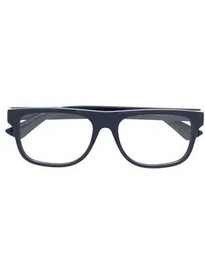 Gucci Rectangle-Frame Optical Glasses Blue