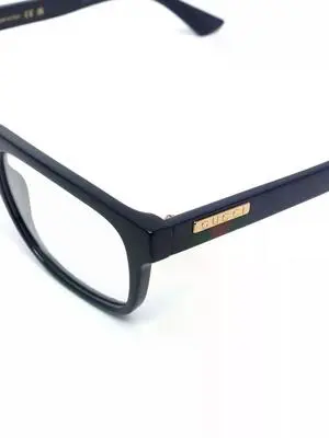 Gucci Rectangle-frame Optical Glasses - Green