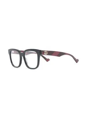 Gucci Square-frame Optical Glasses - Black