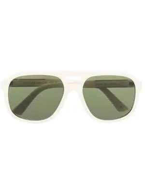 Gucci Pilot Frame Sunglasses - Neutrals