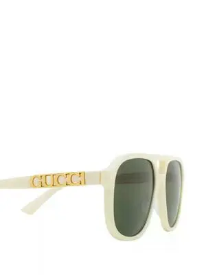 Gucci Pilot Frame Sunglasses - Neutrals