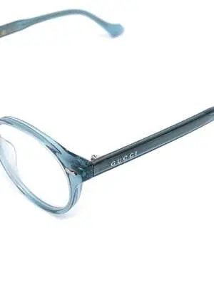 Gucci Round Frame Optical Glasses - Blue