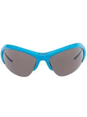 Balenciaga Wire Cat Eye Sunglasses - Blue