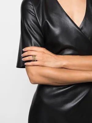 VANN JEWELRY Three-layer Stacked Ring