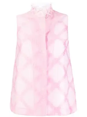 Shiatzy Chen Lace Collar Vest