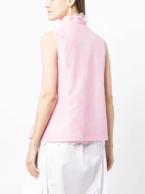 Shiatzy Chen Lace Collar Vest