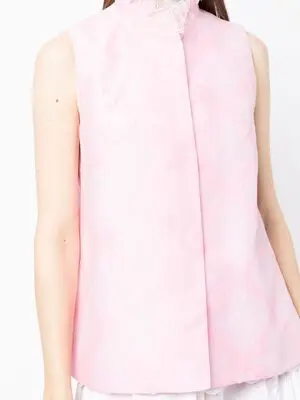 Shiatzy Chen Lace Collar Vest