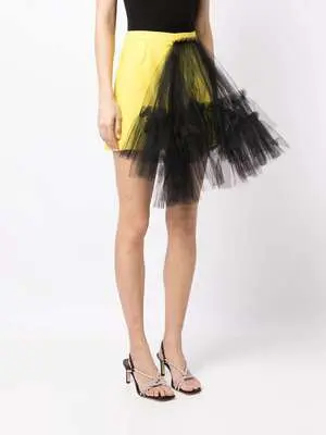 ACT Nº1 Tulle Panel Mini Skirt
