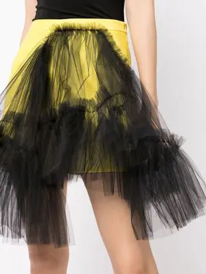 ACT Nº1 Tulle Panel Mini Skirt