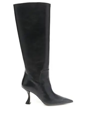 STUART WEITZMAN 95mm Pointed Leather Boots