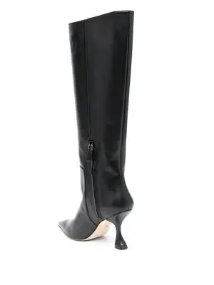STUART WEITZMAN 95mm Pointed Leather Boots