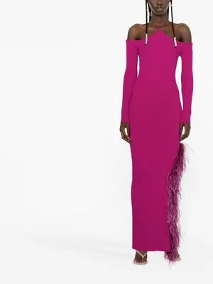 Giuseppe Di Morabito Tie-neck Midi Dress