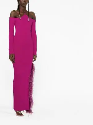 Giuseppe Di Morabito Tie-neck Midi Dress