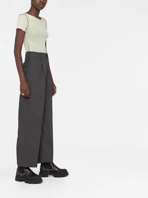 GANNI Wide-leg Tailored Trousers
