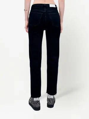 RE/DONE 70s Stove Pipe High-waisted Jeans - Black