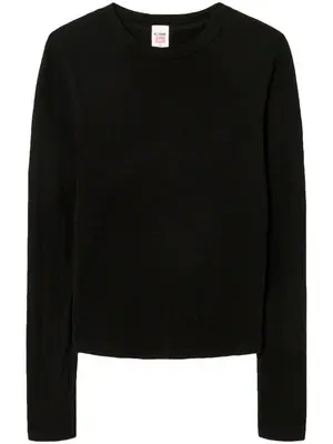 RE/DONE 90s Baby Long-sleeve Jumper - Black