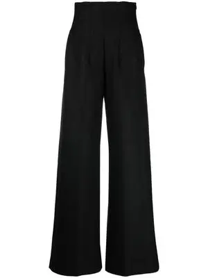 Bite Studios High-waisted Wide Leg Trousers