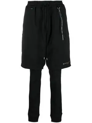 MASTERMIND WORLD Layered Deck Shorts With Leggings