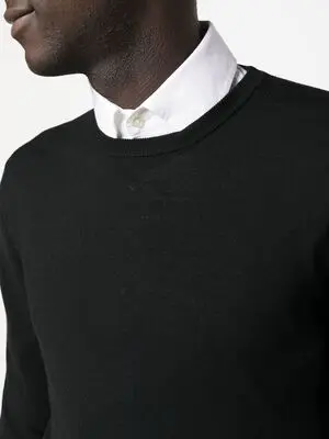 ZANONE Crew-neck Long-sleeve Jumper - Black