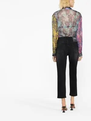 Versace Tapestry Panelled Shirt