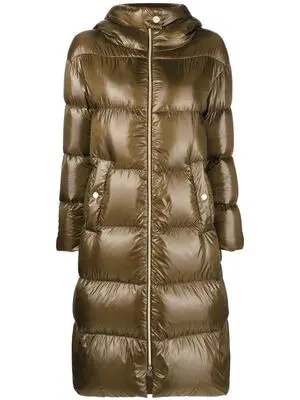 Herno Quilted Padded Coat - Green