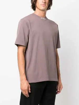 Heron Preston Embroidered-logo Crew Neck T-shirt - Grey